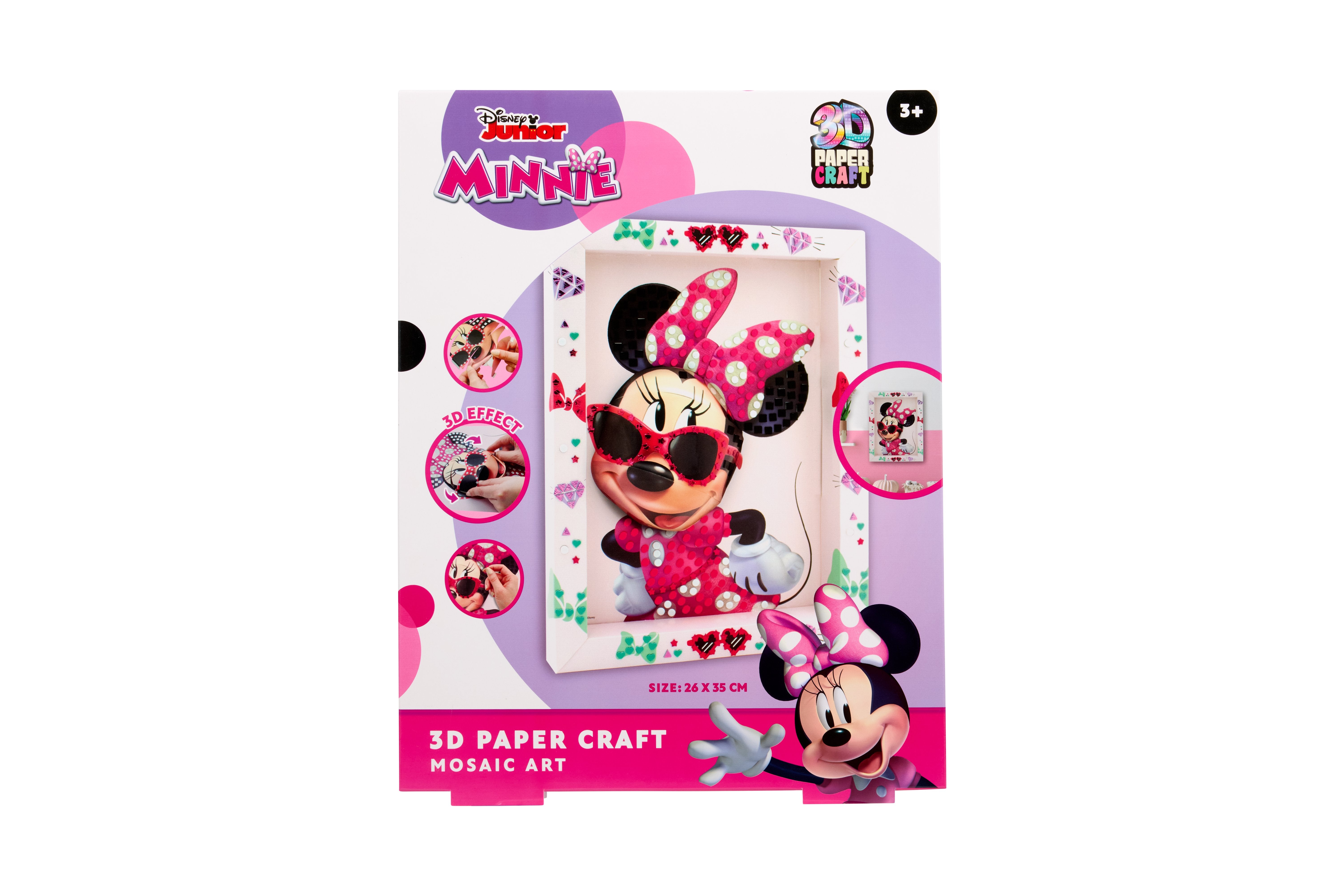 Minnie mouse 3D papier craft mosaïque – Stokomani