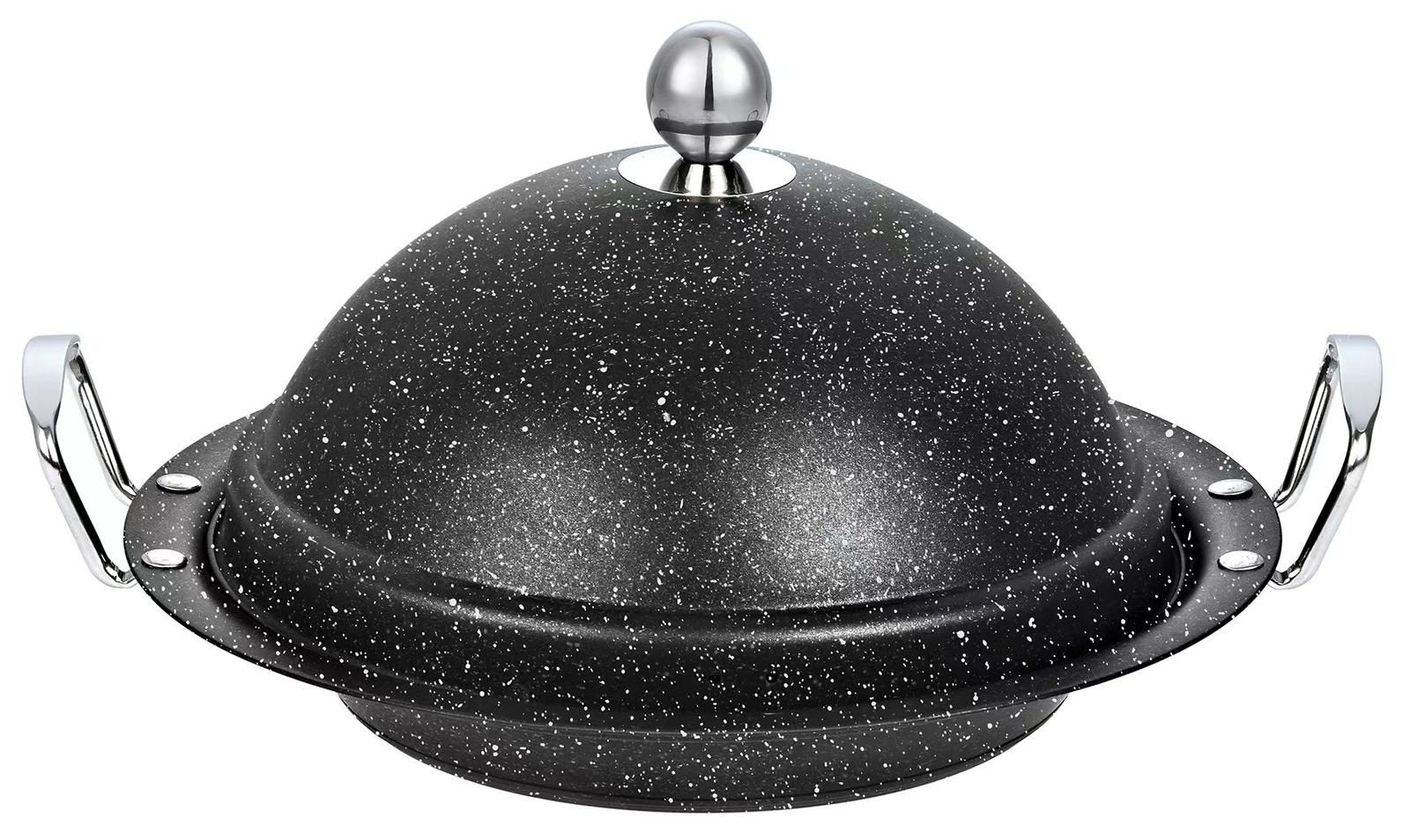 Tajine en Inox effet granite et induction 34cm – Stokomani