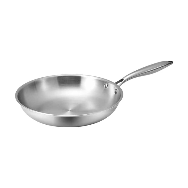 Poêle en inox avec induction 28cm – Stokomani